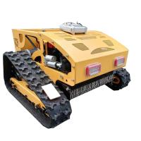 China Forestry Equipment Crawler Brush Cutter for Electric Remote Control AI Robot Lawn Mower for sale