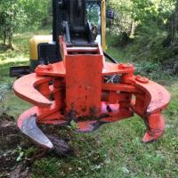 China Fast Grab Tree Shears for Excavator 1.5-3ton 3.5-8ton 12-15ton 186KG for sale