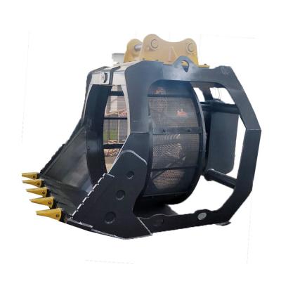 China Excavator Attachment Screening Rotating Screening Bucket for Other Suitable Excavators for sale