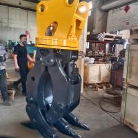 China Customer Required Mechanical Hydraulic Excavator Rotator Grapple For Construction Works for sale
