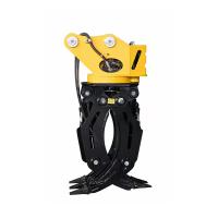 China Customer Required Mechanical Hydraulic Excavator Rotator Grapple For Construction Works for sale