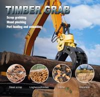 China 100% Inspection Excavator Wood Grab Truck for Safe and Log Transportation for sale