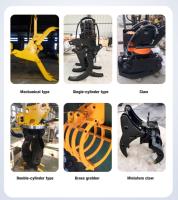 China 100% Inspection Excavator Wood Grab Truck for Safe and Log Transportation for sale