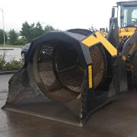 China 8-40 Ton Adaptor Excavator Hydraulic Screening Bucket with 3.6m3 Bucket Capacity for sale