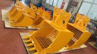 China 5-40 TONS Excavator Attachment Customized Skeleton Bucket for Sand and Stone Guarantee for sale