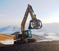 China Customized Max Jaw Opening 6t Excavator Rotary Sand Screen Bucket for Stone Screening for sale