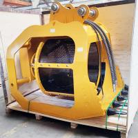 China Construction Machinery 3000 Excavator Attachment Rotating Sieving Bucket With Mesh Screen for sale