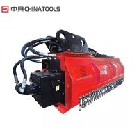 China Offset Flail Mower 1000mm Cutting Width Mini Excavator Rotatory Hydraulic Brush Cutters for sale