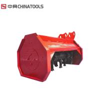 China Offset Flail Mower 1000mm Cutting Width Mini Excavator Rotatory Hydraulic Brush Cutters for sale