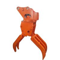 China Sugarcane Grab Loader Wheel Excavator Wood Grapple for 500 Control 100% Inspection for sale