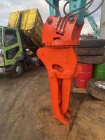 China 1-50 Ton Excavator Hydraulic Rotary Single Cylinder Steel Grapple for Energy Mining for sale