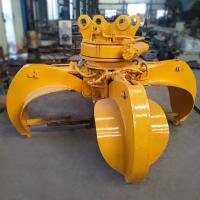 China Steel Peel Scrap Grabs Hydraulic Grapple Bucket For Excavator And Scrap Metal Claws for sale