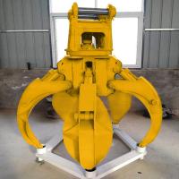 China Steel Peel Scrap Grabs Hydraulic Grapple Bucket For Excavator And Scrap Metal Claws for sale