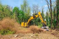 China Excavator Hydraulic Tree/Wood Cutter Forest Mulcher with 580-950kg Overall Weight for sale