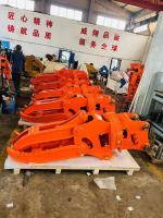 China 360 Rotating Hydraulic Steel Single Cylinder Grapple Suitable For 1-50 Ton Excavator for sale