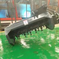China Mini Excavator Hydraulic Flail Mower Grass Cutter for Farms 14-36 Blade Groups Cutting for sale