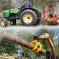 China Forestry Machinery Hydraulic Log Excavator Timber Grab With Quick Hitch For Wood Transportation for sale