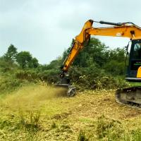 China Excavator Flail Mulch Mower The Perfect Addition to Your Farming Equipment for sale