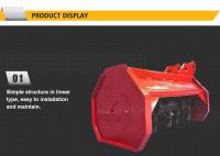 China 2-5 Ton Mini-Excavator Compatible Wood Chipper and Openers Cutting Diameter 250mm for sale