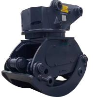 China OEM Hydraulic Log Excavator Wood Grapple / Wood Clamp 5-40ton Excavator for sale
