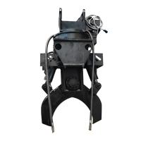 China 10-16Ton Excavator Wood Grapple Tree Cutter And Move Clamp Chain Grapple Saw for sale