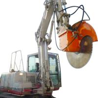China Cut Rocks With Precision 2500 Tree Saw Attachment For Excavator Hydraulic Diamond Chain Slab Blade for sale