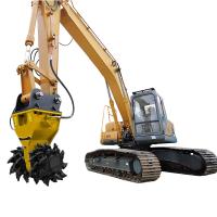 China Hydraulic Drum Cutter Excavator Drum Cutters with Wear-Resistant Alloy Steel for sale