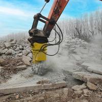 China Hydraulic Drum Cutter Excavator Drum Cutters with Wear-Resistant Alloy Steel for sale