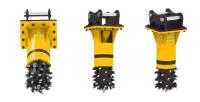 China 1470 Farms Excavator Drum Cutters with Cutting Wheel and Efficiency for sale