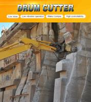 China Alloy Steel Hydraulic Drum Cutter for Customer's Request for sale