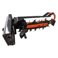 China Hardox Mini Excavator Small Ditch Digging Machine Cultivator For Automatic Trenching Ditch Witch Trencher for sale