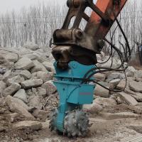 China Excavator Hydraulic Rotary Drum Cutter Customizable for Different Working Conditions for sale
