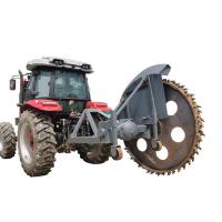 China Speed Ditching Tractor Disc Trencher Machine Ditching Speed 50-500 Meters Tractor Trencher Machine for sale