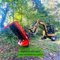 China Tractor Hydraulic Verge Mulcher Light Side Flail Mowers for Construction Works 400 kg for sale
