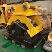 China Vibration Rammer Hydraulic Plate Compactor For Excavator Max  Vibration Numbers 2200 for sale