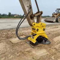 China 3t-23t Excavator Hydraulic Vibratory Plate Compactor Attachments For Soil Tamping Customer Required for sale