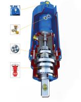 China Mini Excavator Attachment Hydraulic Earth Auger Drives Borehole Diameter 30-180cm for sale