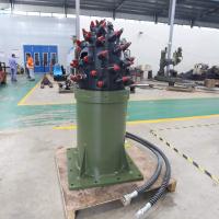 China Construction Machinery Excavator Axial Hydraulic Single Head Milling Machine Drum Cutter for sale