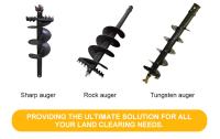 China Tree Hole Digging Machine Excavator Hydraulic Skid Steer Earth Auger for Energy Mining for sale