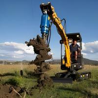 China Max. Torque 8000-50000 600mm Diameter Earth Auger for Portable Ground Hole Drilling for sale