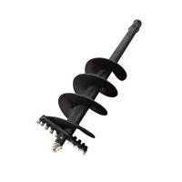 China 300mm ZHONGJU Excavator Hydraulic Earth Auger Drill with 400mm Manual Auger for sale