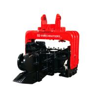 China 22-28t Total Weight Mini Excavator Pile Driver for Screw Pile Driving in Limited Space for sale