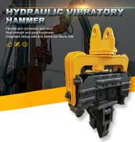 China Excavator Type Hydraulic Vibro Pile Vibratory Pile Driver for Machinery Repair Shops for sale