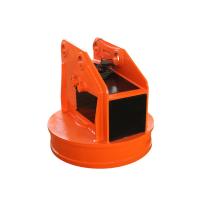 China High Frequency Electromagnetic Chuck Hydraulic Magnet For Excavator For Metal Delivery 1-6ton Lifting Performance for sale