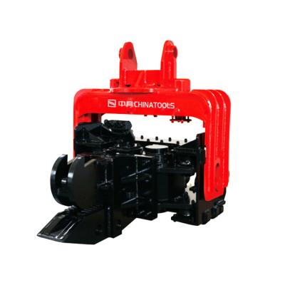 China Hydraulic Vibro Hammer Sheet Pile Driver For Excavator With Total Weight 22-28t Pile Driving for sale