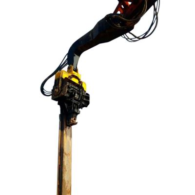 China 12-40ton Excavator Mounted Sheet Pile Driver Advanced Hydraulic Pile Driving Machine for sale