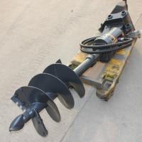 China 25ton Excavator Adaptor Hydraulic Post Hole Digger Auger for Higher Competition for sale
