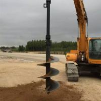 China 25ton Excavator Adaptor Hydraulic Post Hole Digger Auger for Higher Competition for sale