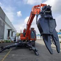 China Q355b Scrap Shear For Excavator Crawler Double Cylinder Shearing Machine For Customer'S Request for sale