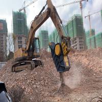 China Excavator Hydraulic Stone Jaw Crusher Bucket And Concrete Rock Crushing Bucket for sale